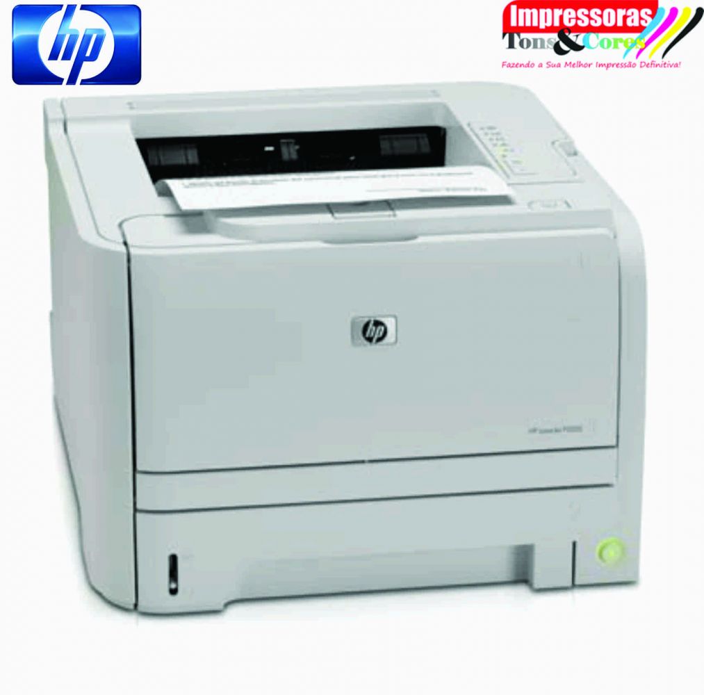 Impressoras tons e cores - Impressora laserjet P2035