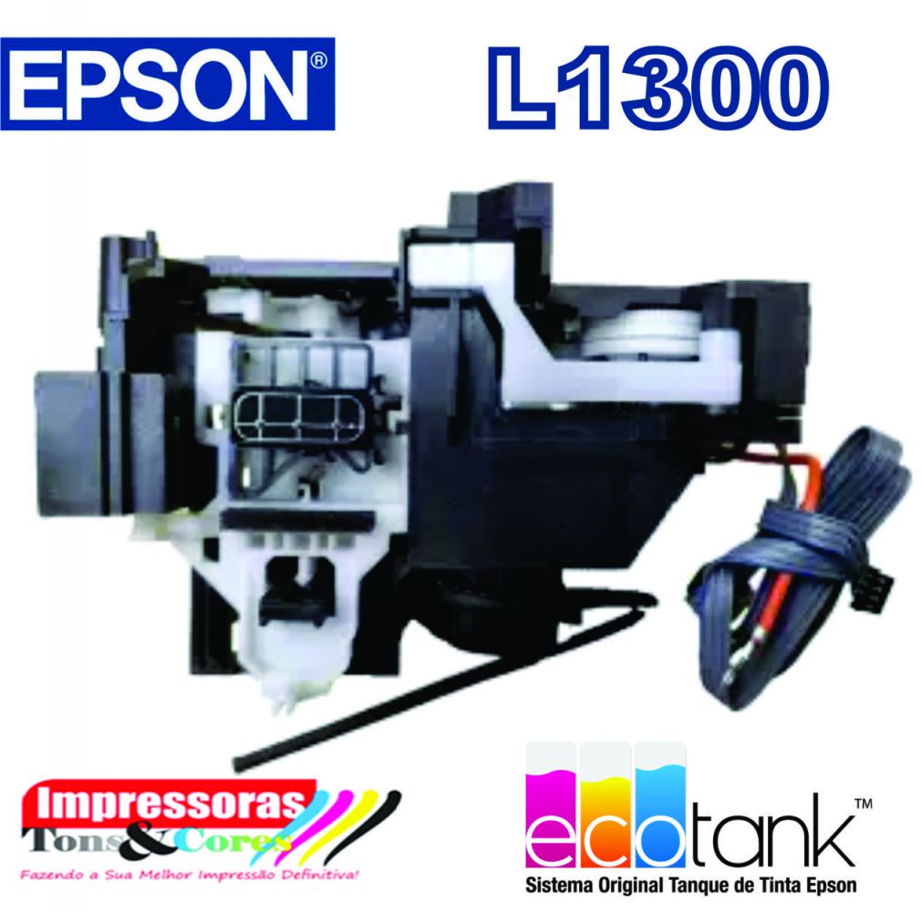 Impressoras tons e cores - Kit Bomba Estação de Limpeza Epson L1300 ...