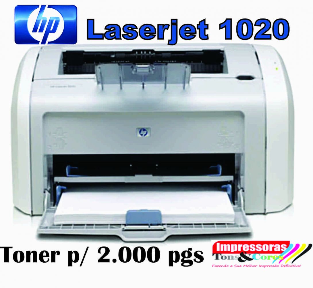 Impressoras tons e cores - Impressora laserjet hp 1020